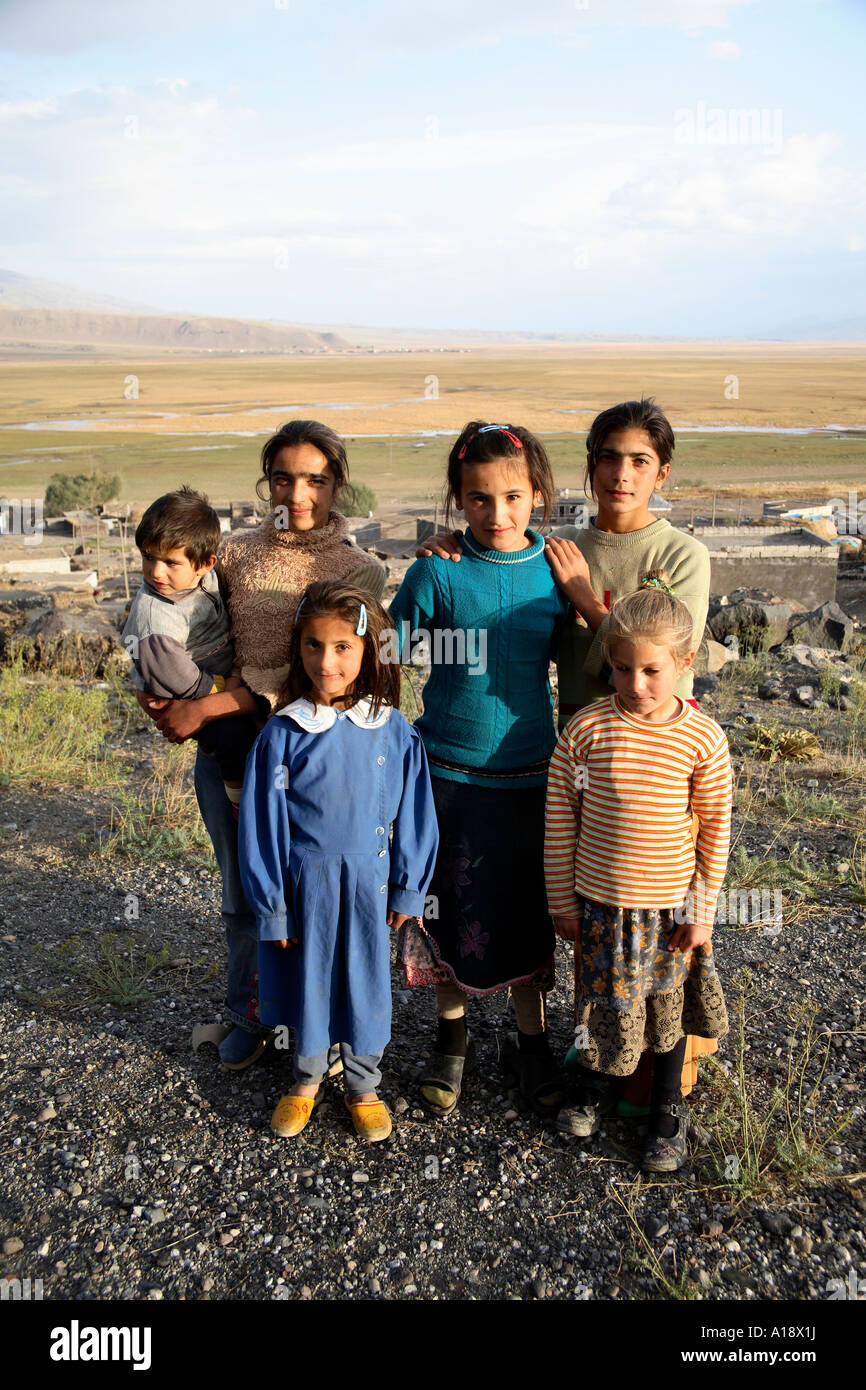 Village girls. Eastern Turkey Stock Photo - Alamy