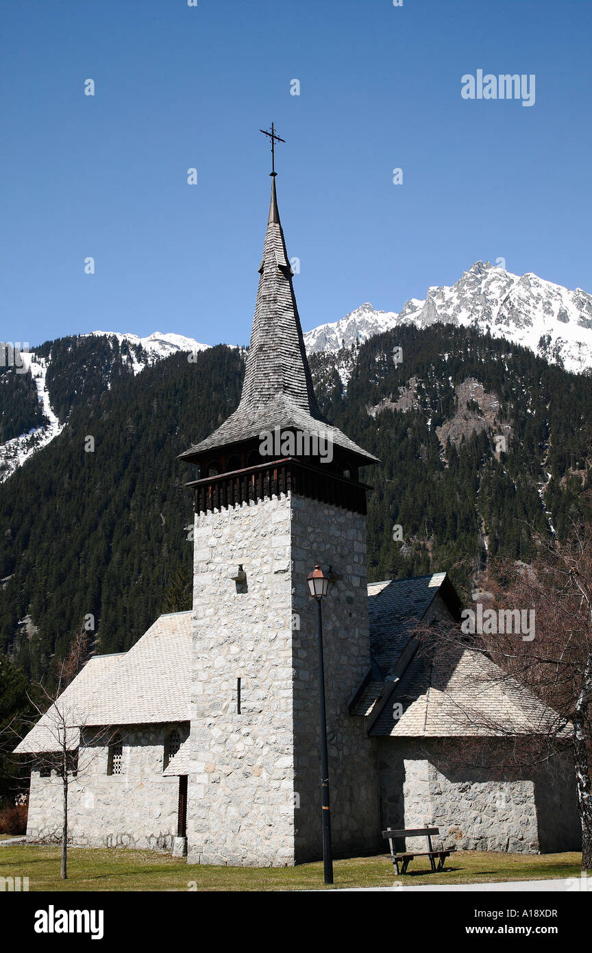 Chamonix chapel hi-res stock photography and images - Alamy