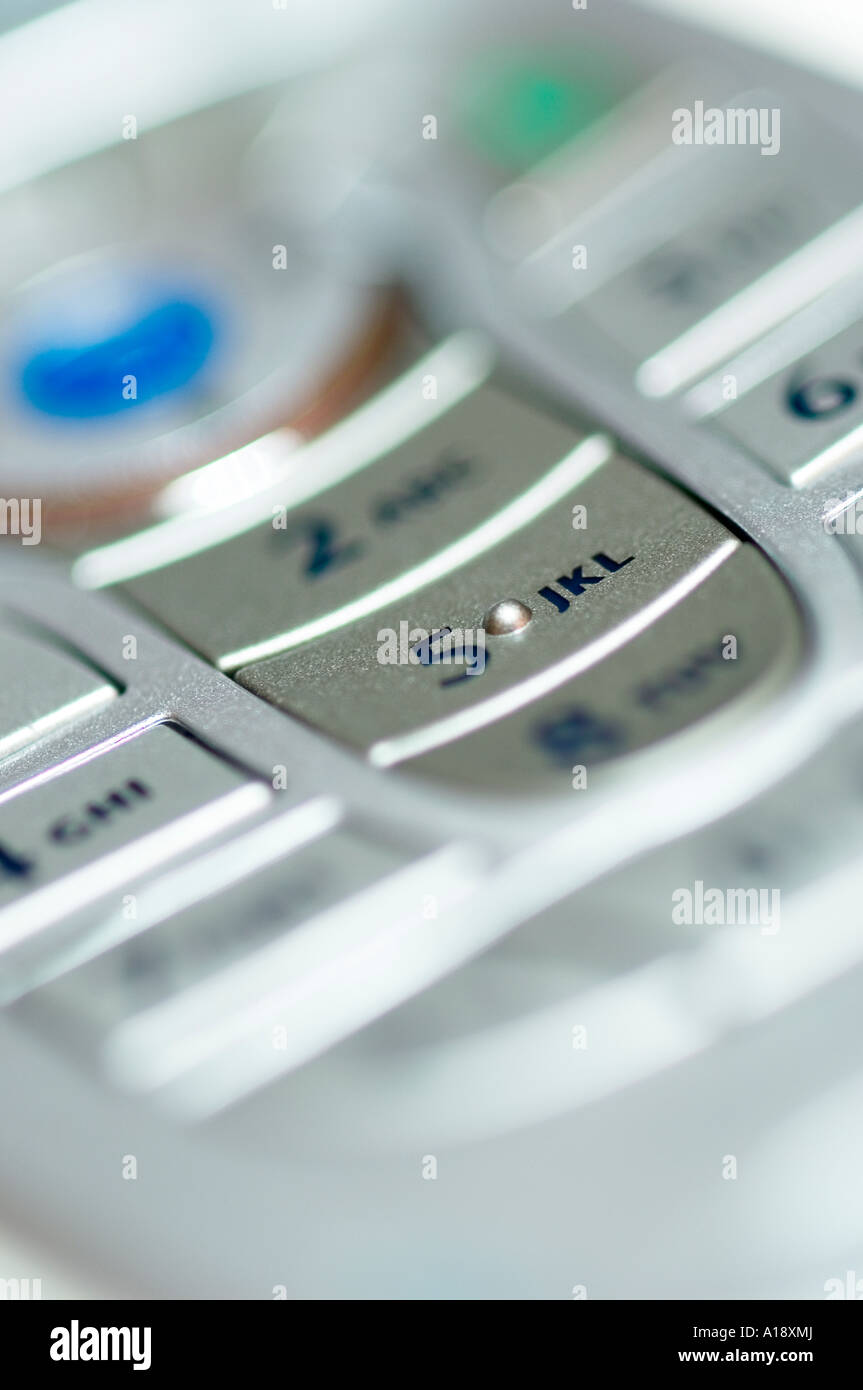 Close up of mobile telephone cell phone keypad Stock Photo - Alamy