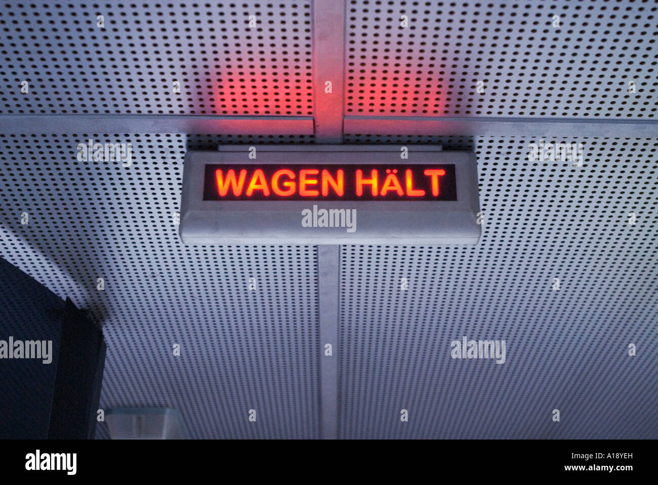 Deutsch bus sign hi-res stock photography and images - Alamy