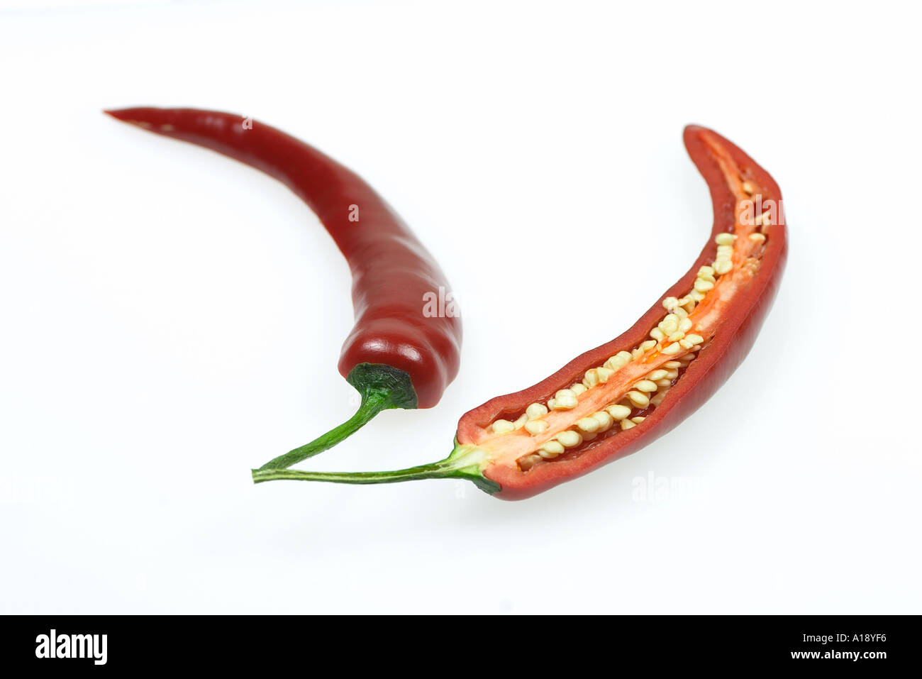 Chilli cut open hi-res stock photography and images - Alamy