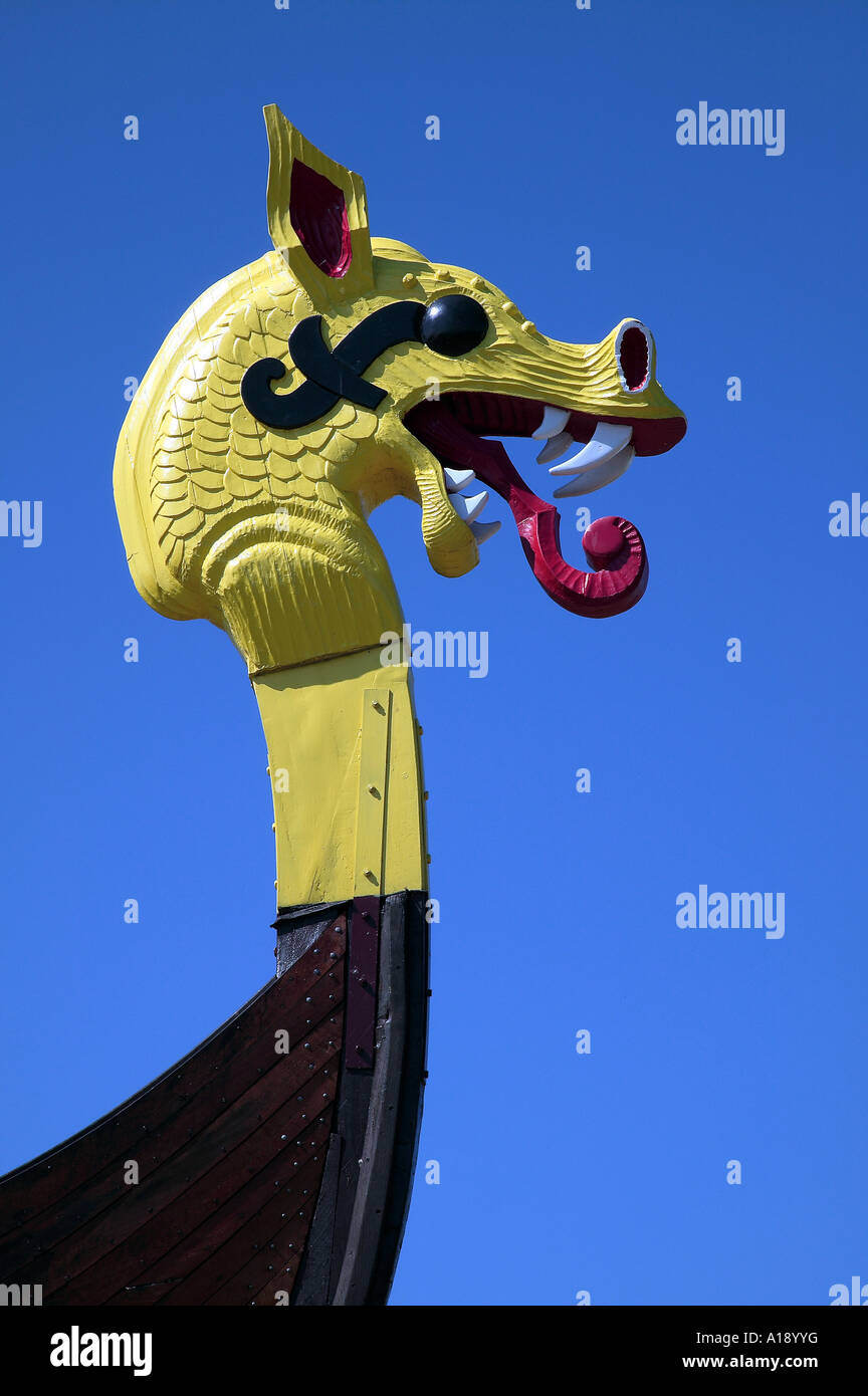 Viking boat figurehead hi-res stock photography and images - Alamy