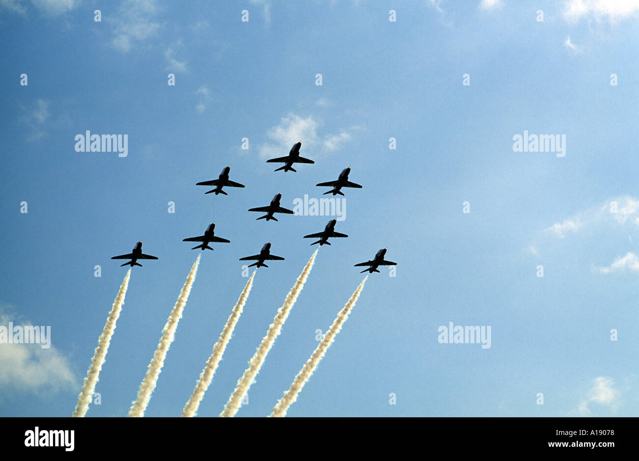 Nine Red Arrows Planes High Resolution Stock Photography and Images - Alamy