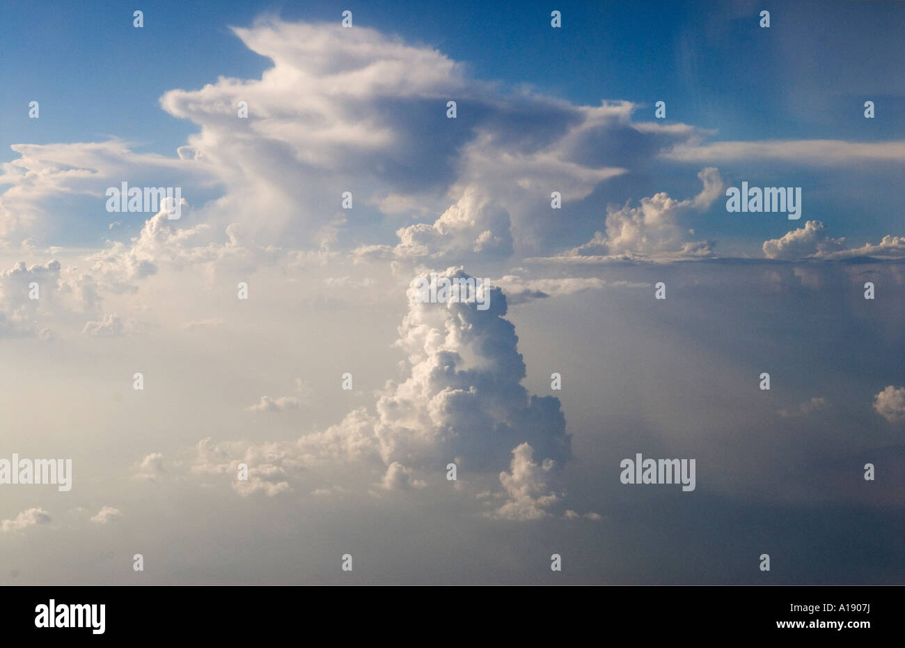 Aerial above cumulus cloud formation hi-res stock photography and ...