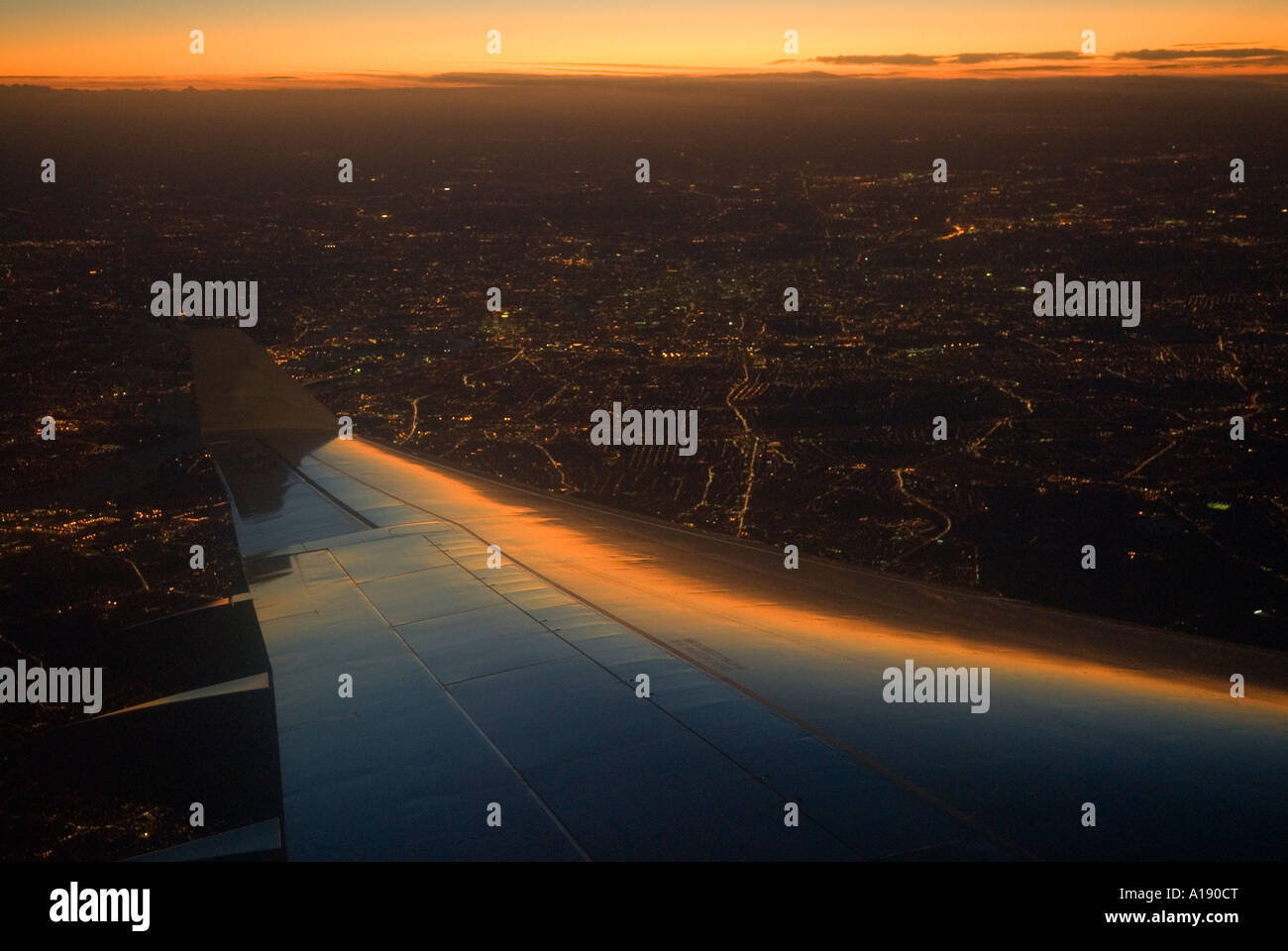 London city panorama vista view sunset hi-res stock photography and ...