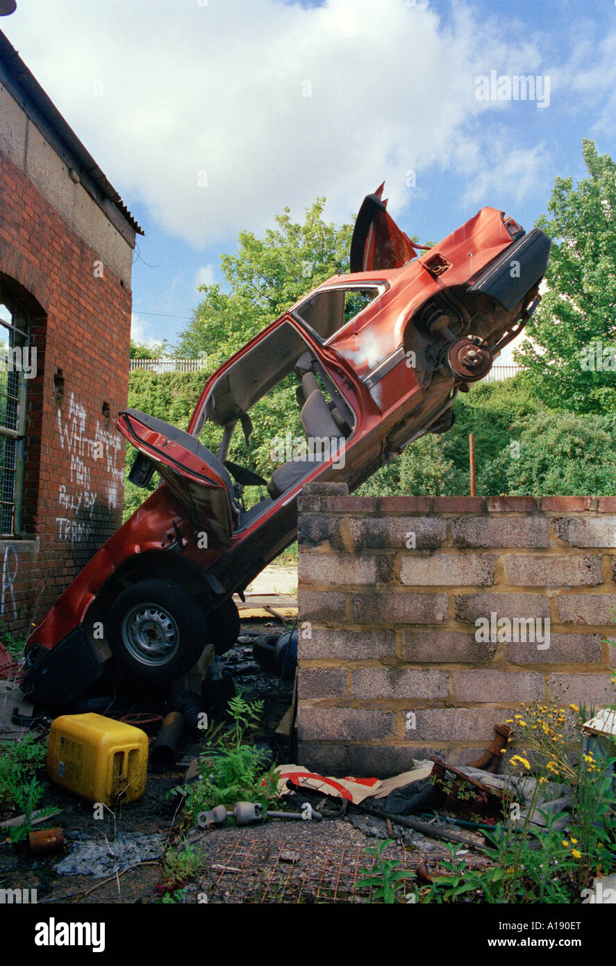 G.B. ENGLAND. Exeter. Waste ground 2002 Stock Photo - Alamy