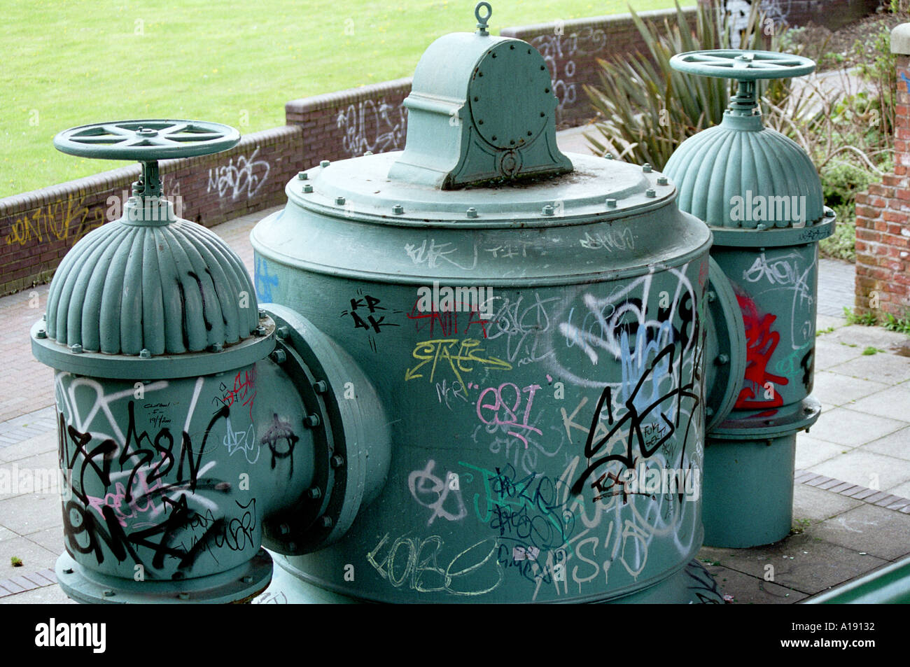 Graffiti in Manchester City Centre UK Stock Photo - Alamy