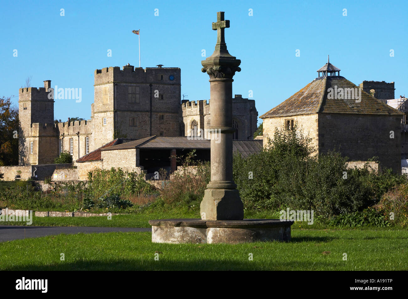 The privately owned Snape Castle near Bedale North Yorkshire Stock ...