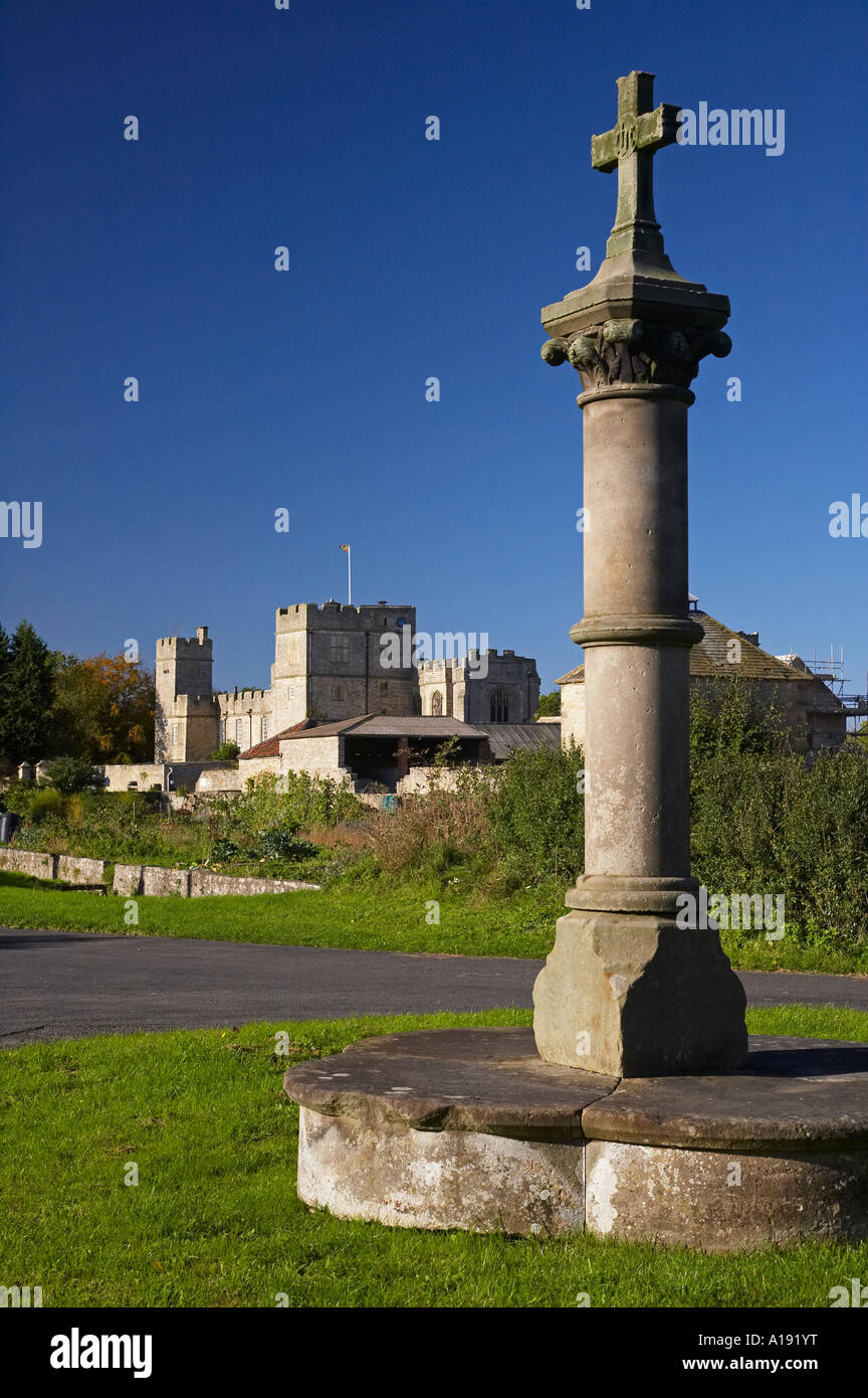 The privately owned Snape Castle near Bedale North Yorkshire Stock ...