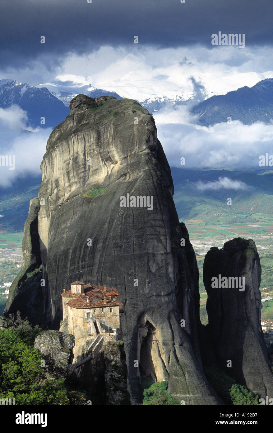 Rousanou Monastery Meteora Greece Stock Photo - Alamy