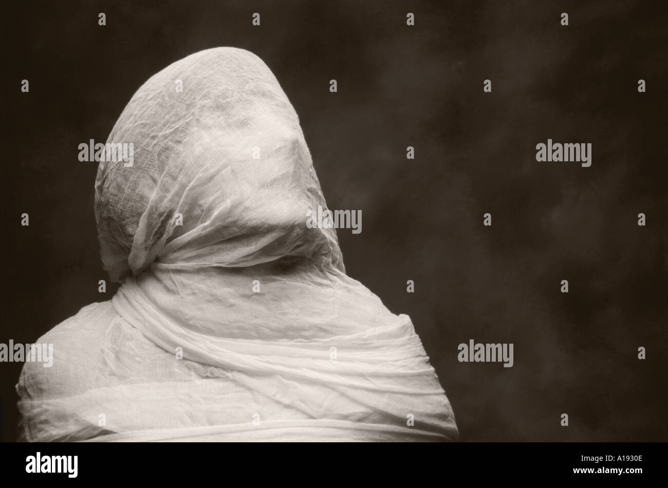 Woman Wrapped In Cloth