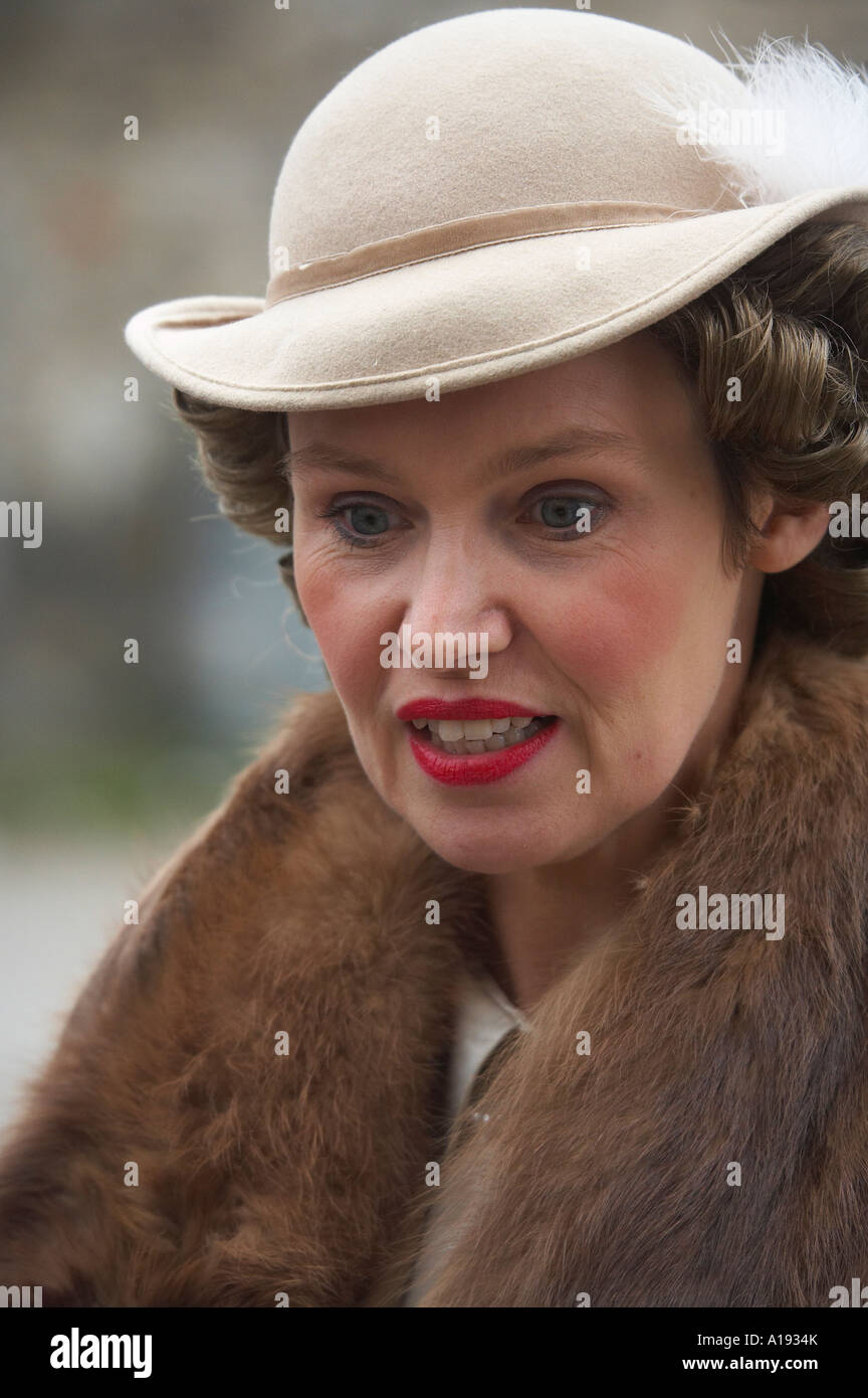 Fashionable Lady at the Pickering War weekend held in October every ...