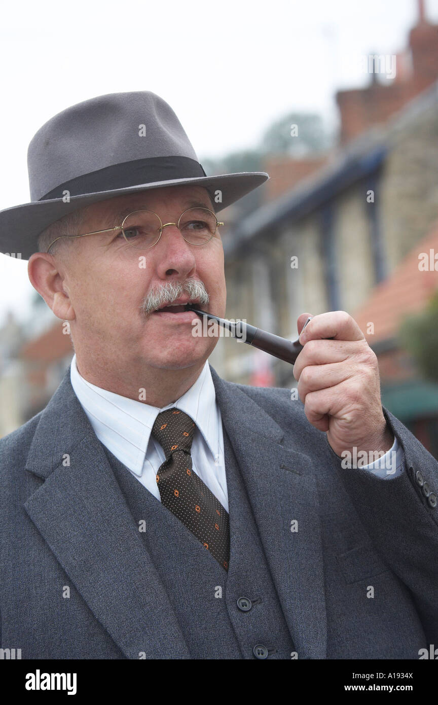 Pipe Smoker at the Pickering War weekend held in October every year ...