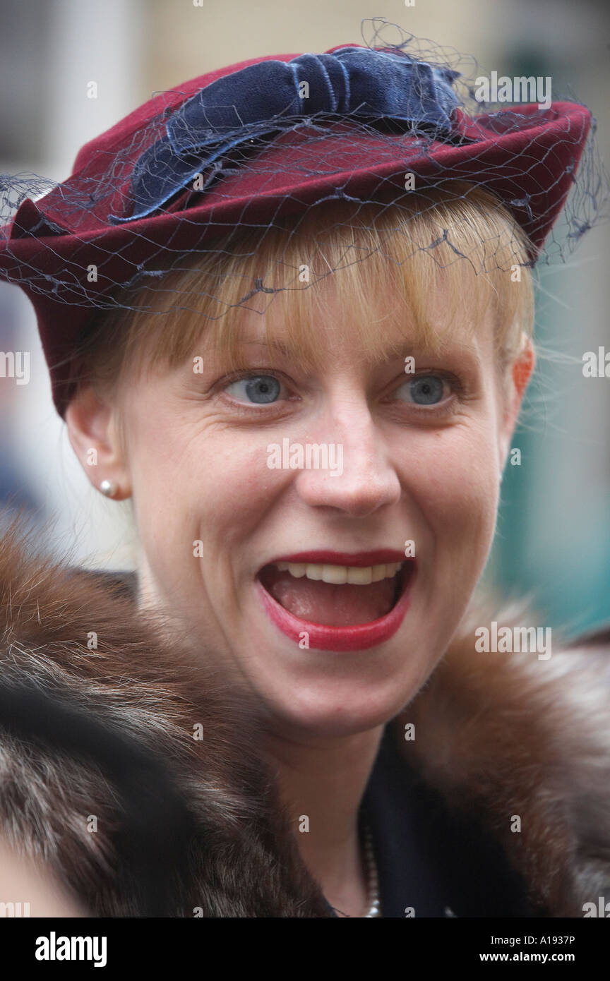 Lady at the Pickering War weekend held in October every year North ...