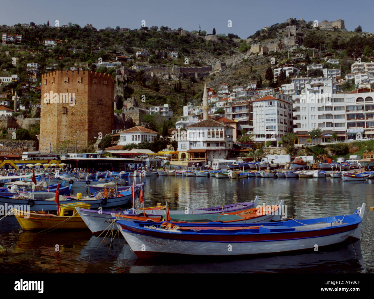 Turkey Cilicia Alanya Harbour Stock Photo - Alamy