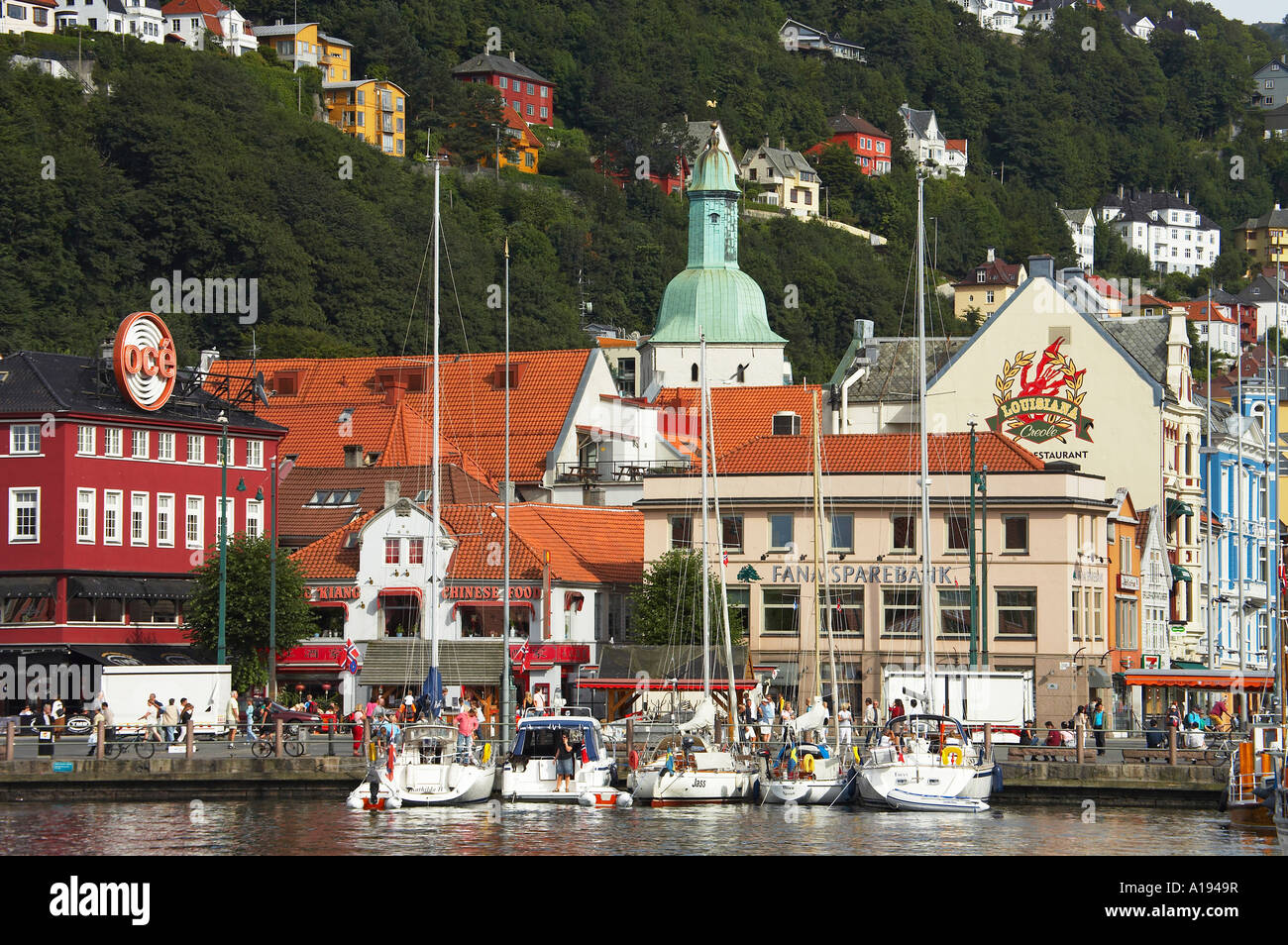 The Harbourside at Bergen Norway Stock Photo - Alamy