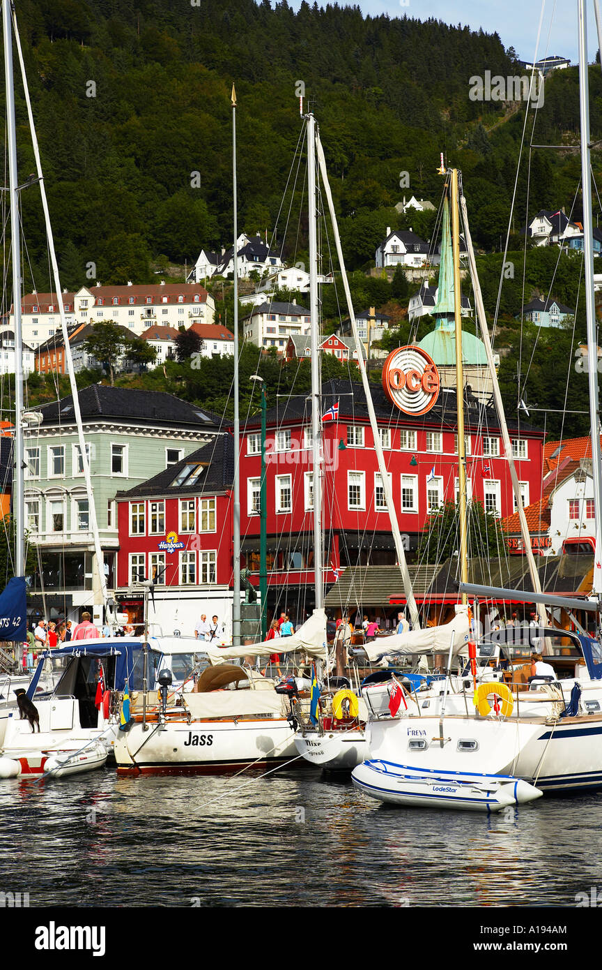 The Harbourside at Bergen Norway Stock Photo - Alamy