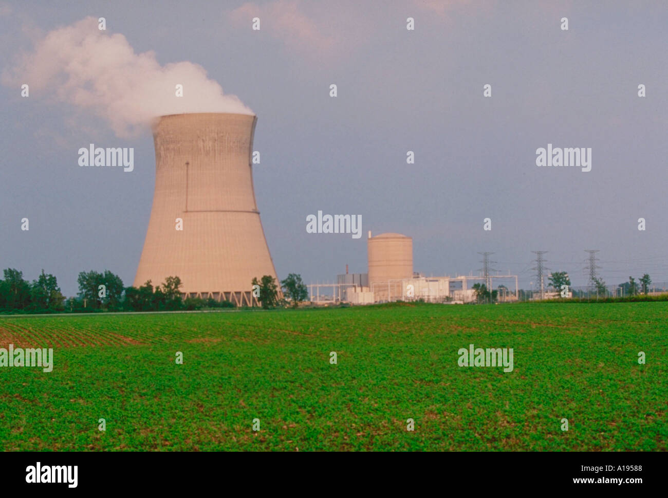 Nuclear power station N Perry OH Stock Photo - Alamy