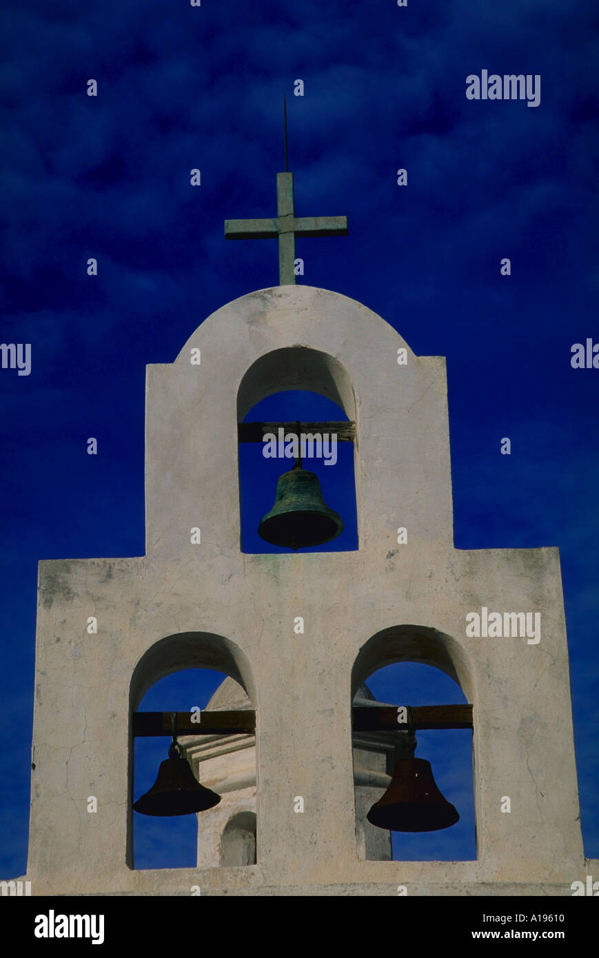 Church mission bells Tucson Arizona Stock Photo - Alamy