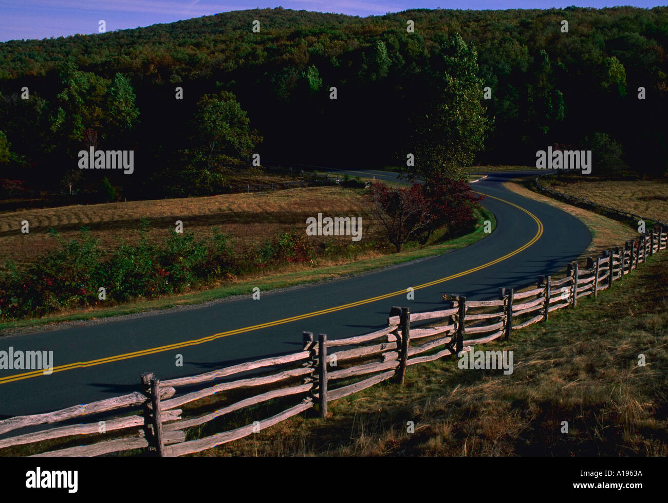 Blue Ridge Parkway Virginia Stock Photo - Alamy
