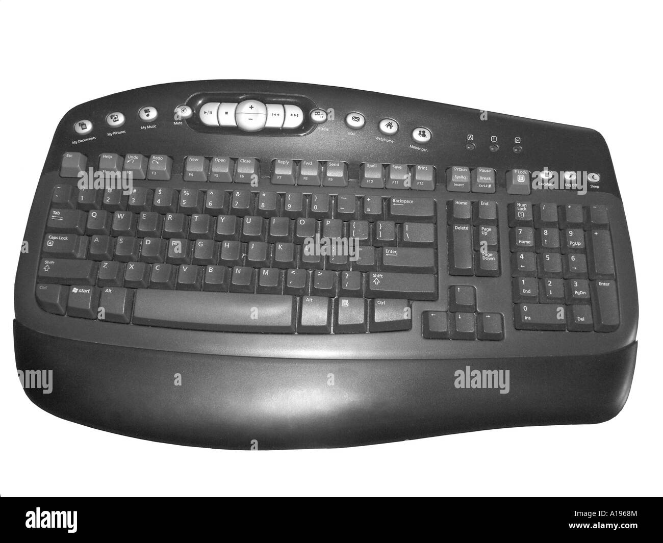 Computer desk home Black and White Stock Photos & Images - Alamy