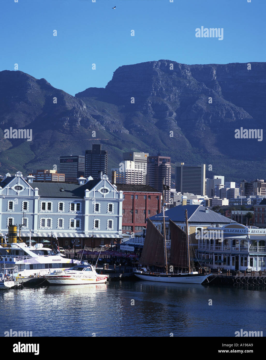 Victoria Basin Victoria Waterfront with view of TAble Mountain and ...