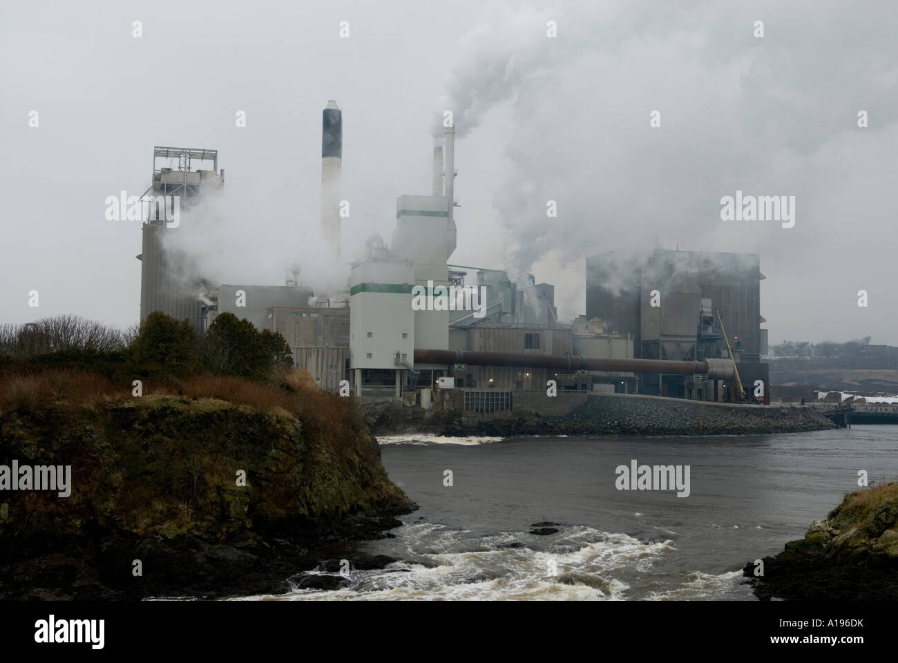 Irving pulp and paper mill in Saint John New Brunswick Stock Photo - Alamy