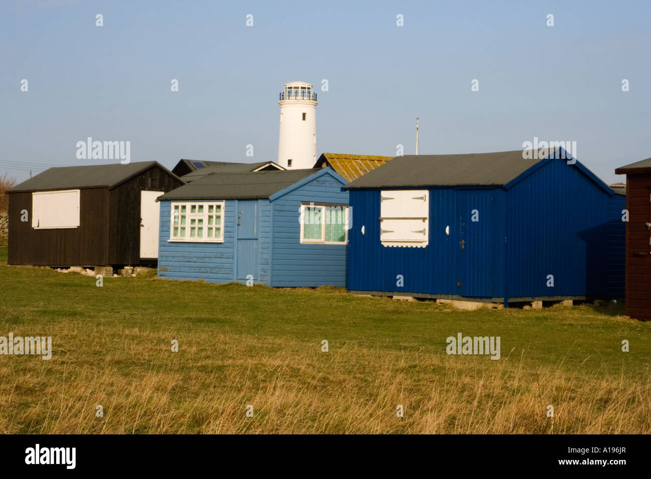 Beach Huts at Portland Bill, Dorset, UK Stock Photo - Alamy