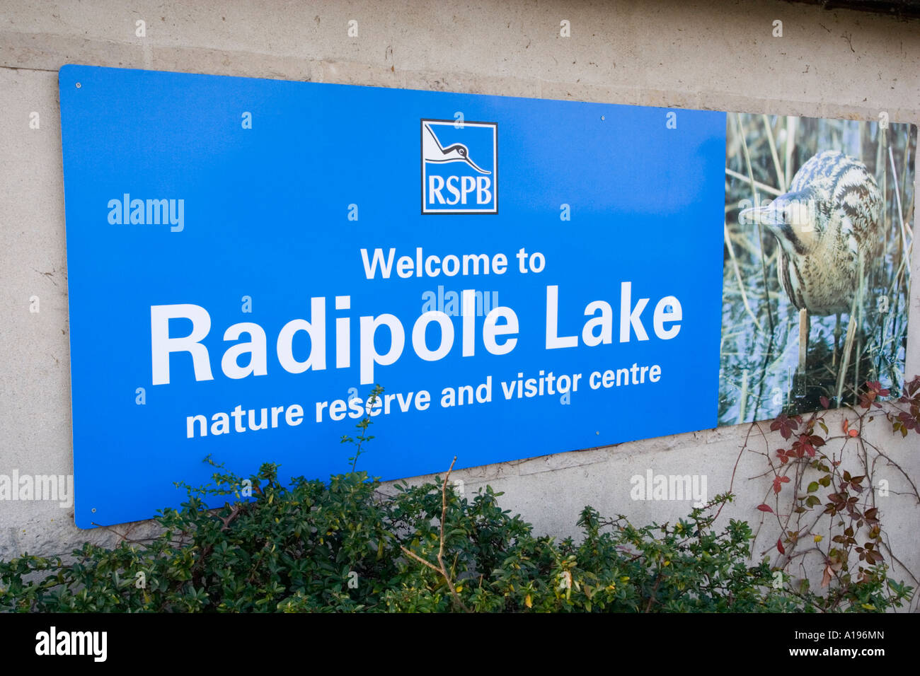Sign at RSPB Radipole Nature Reserve and Visitor Centre, Weymouth ...