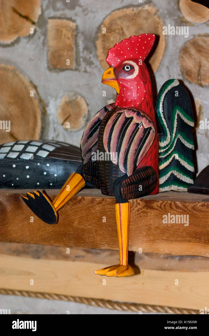 Wooden rooster hi-res stock photography and images - Alamy