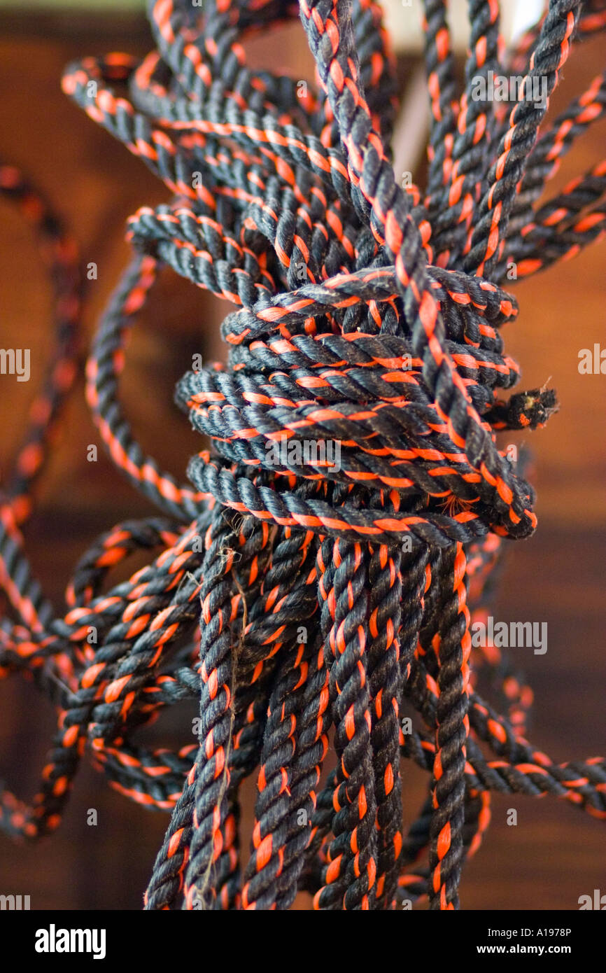 Hanging Rope Coil Stock Photos & Hanging Rope Coil Stock Images - Alamy