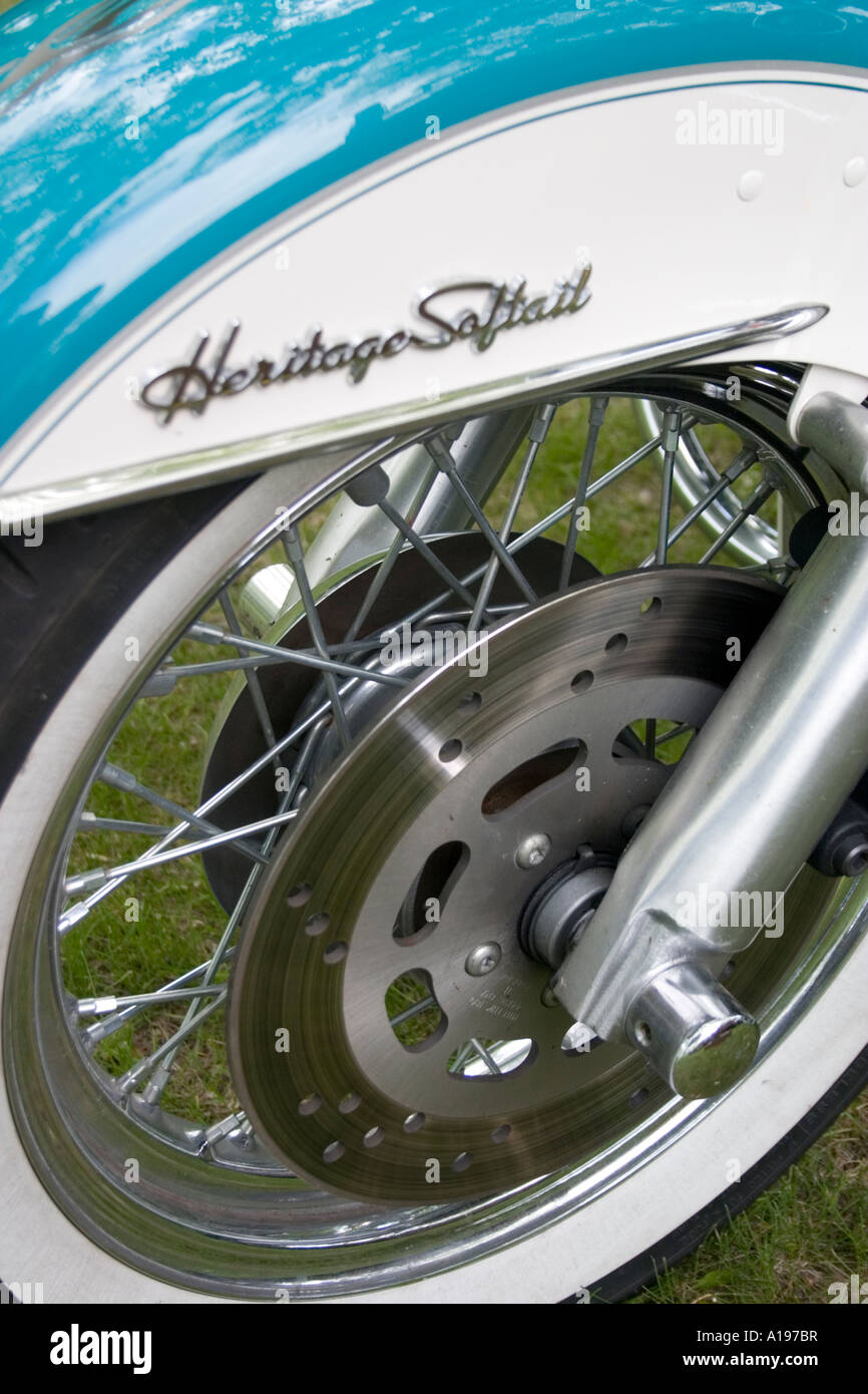 Harley davidson front wheel High Resolution Stock Photography and ...