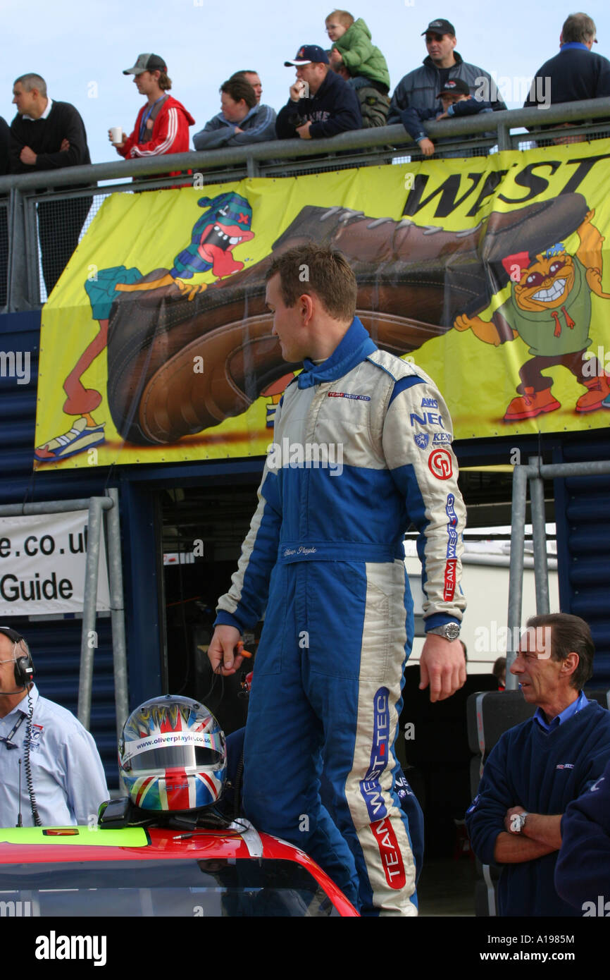 Oliver Playle before race start Stock Photo - Alamy