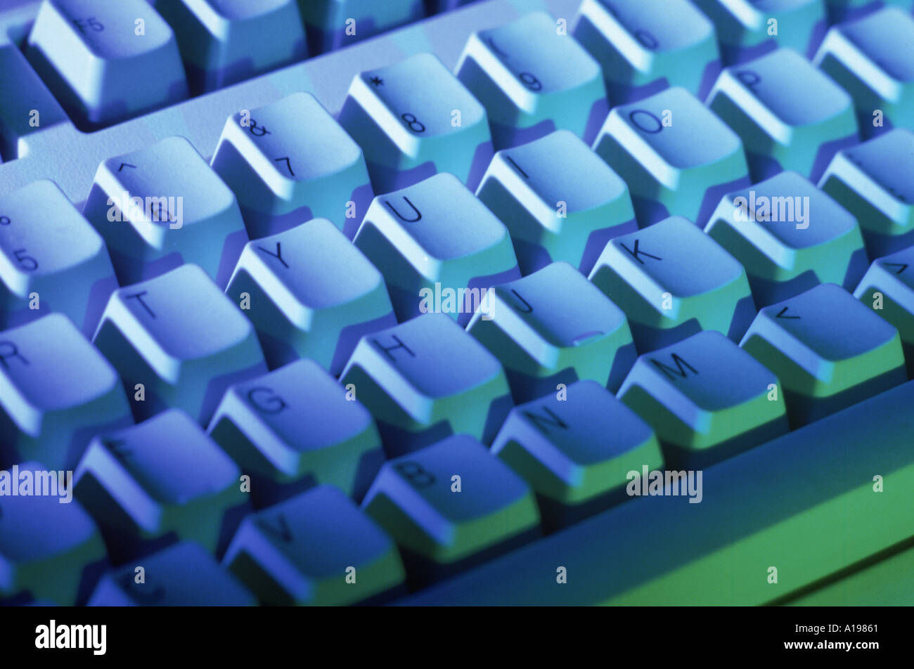 Close up of a computer keyboard P Higgins Stock Photo - Alamy