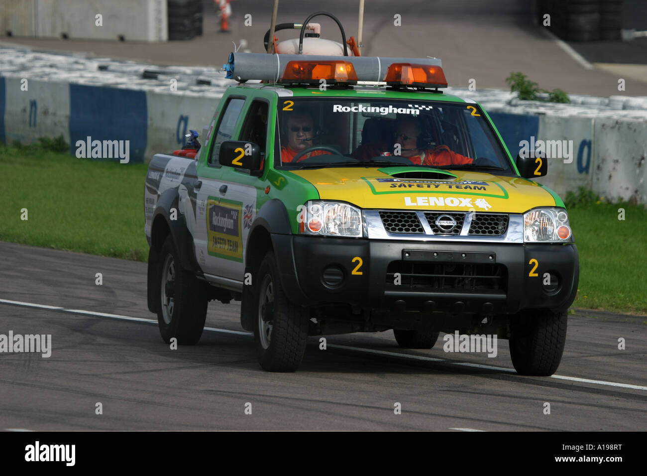 Motor Racing Safety Team Stock Photo - Alamy