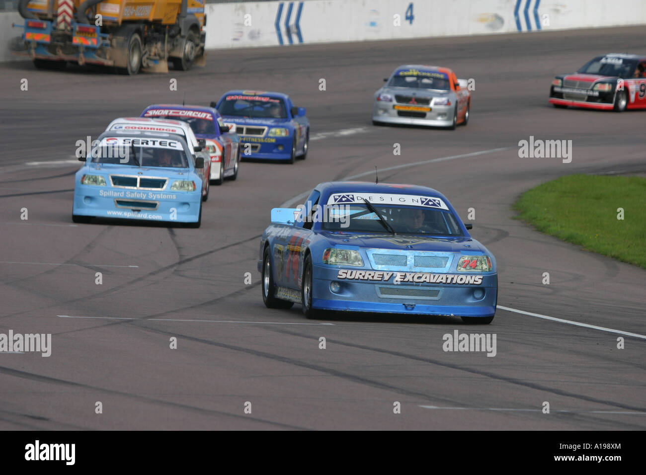 Racing pick up trucks Stock Photo - Alamy