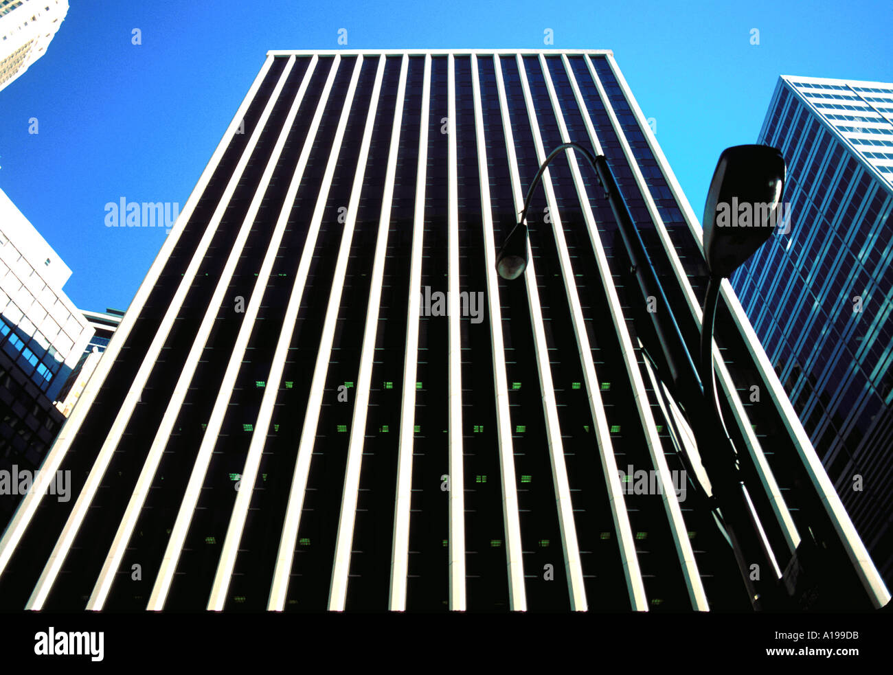 A skyscraper in the financial center of New York NY USA Stock Photo - Alamy