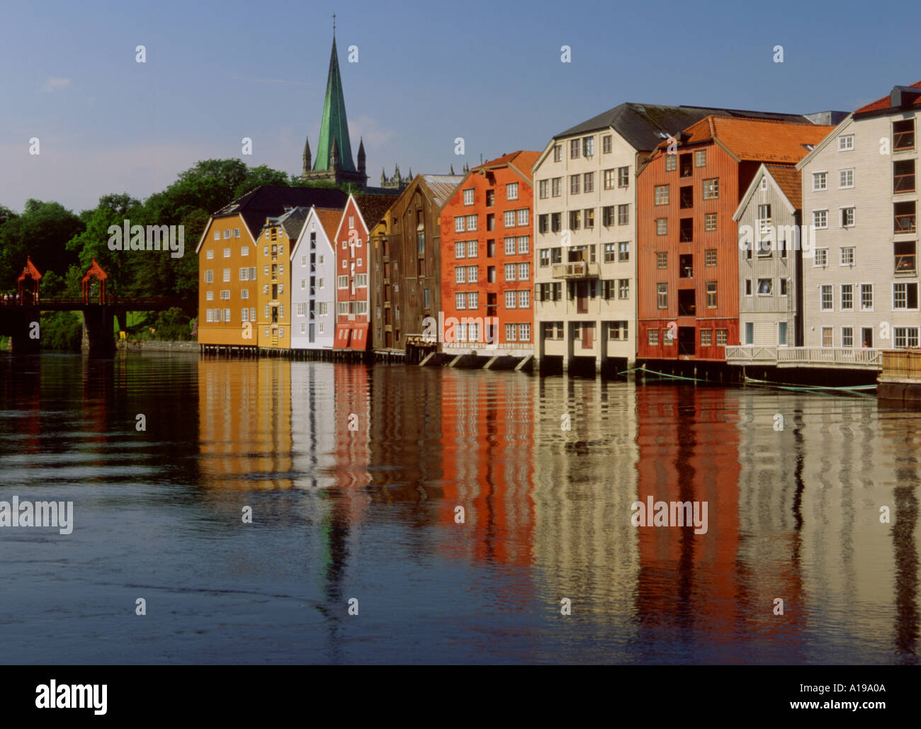 Norway Trondheim Nid river Stock Photo - Alamy