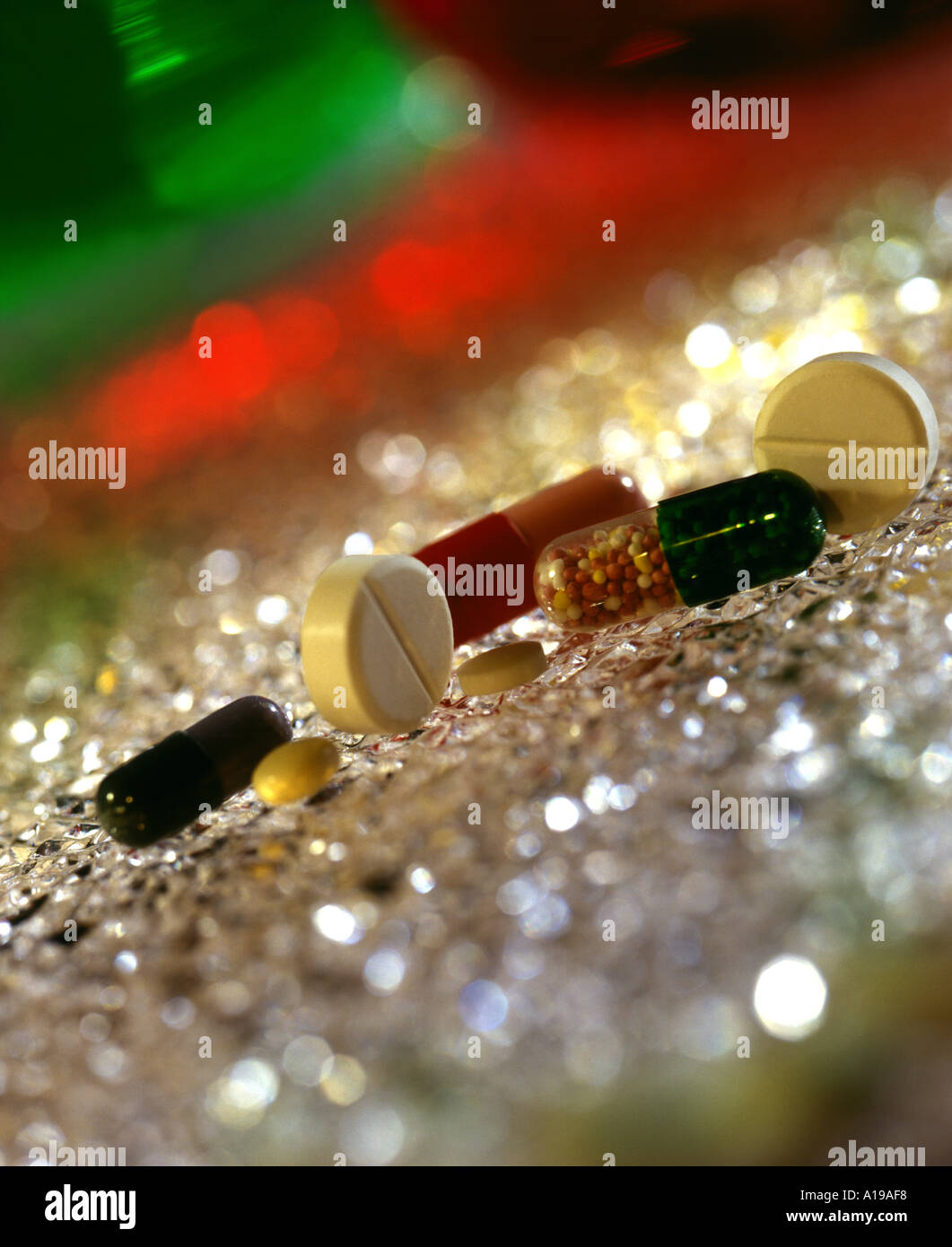 Pill treatment medical capsule hi-res stock photography and images - Alamy