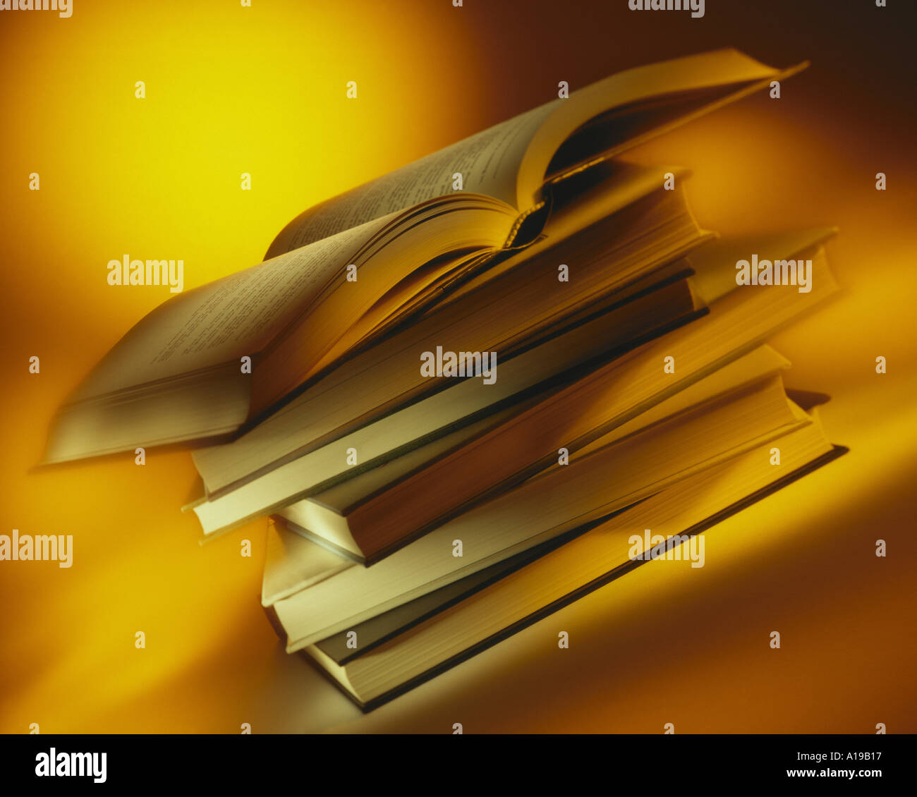 Education - Stack of books Stock Photo - Alamy