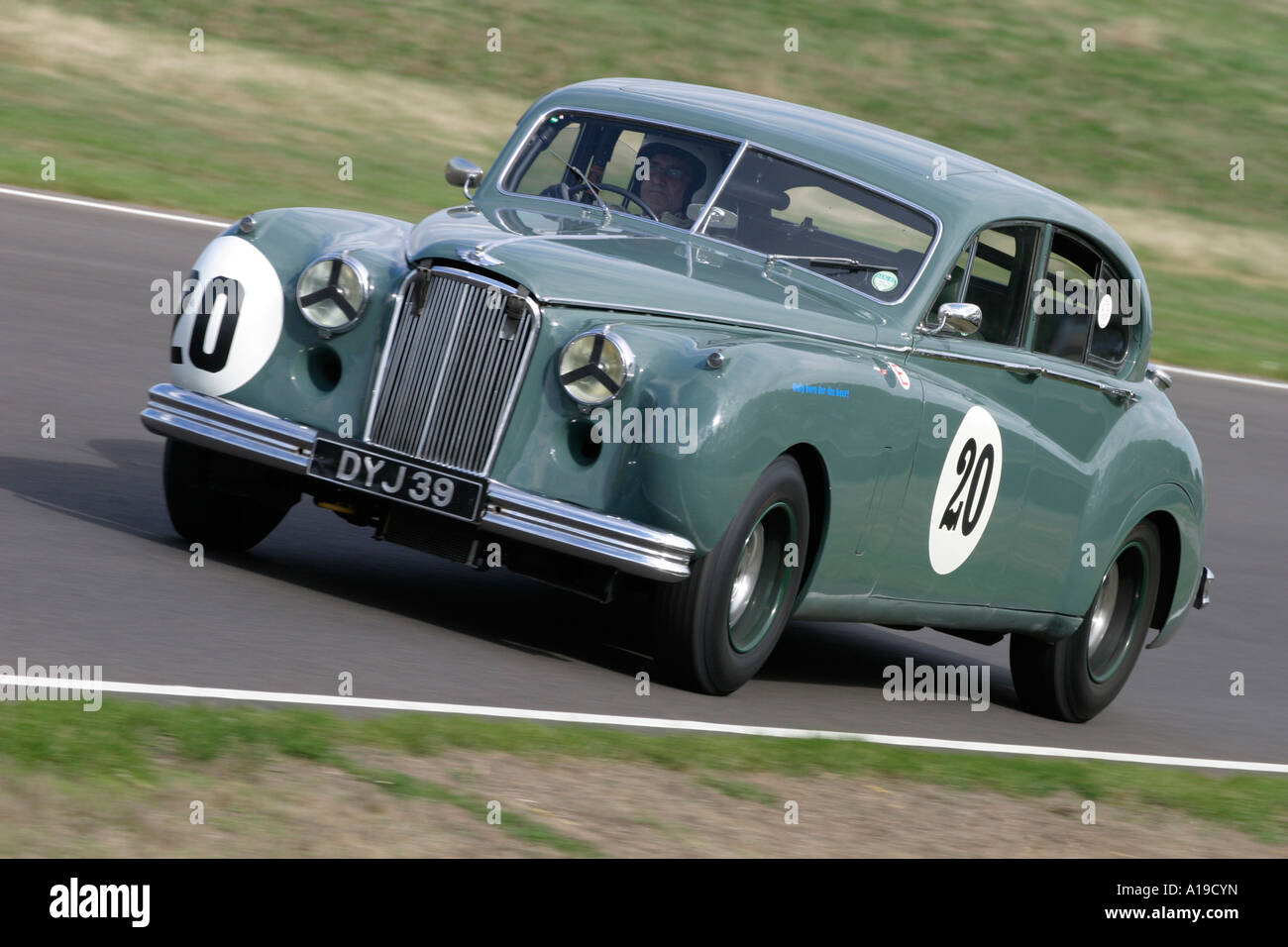 1954 Jaguar Mk VII during the St Marys Trophy race at Goodwood Revival ...