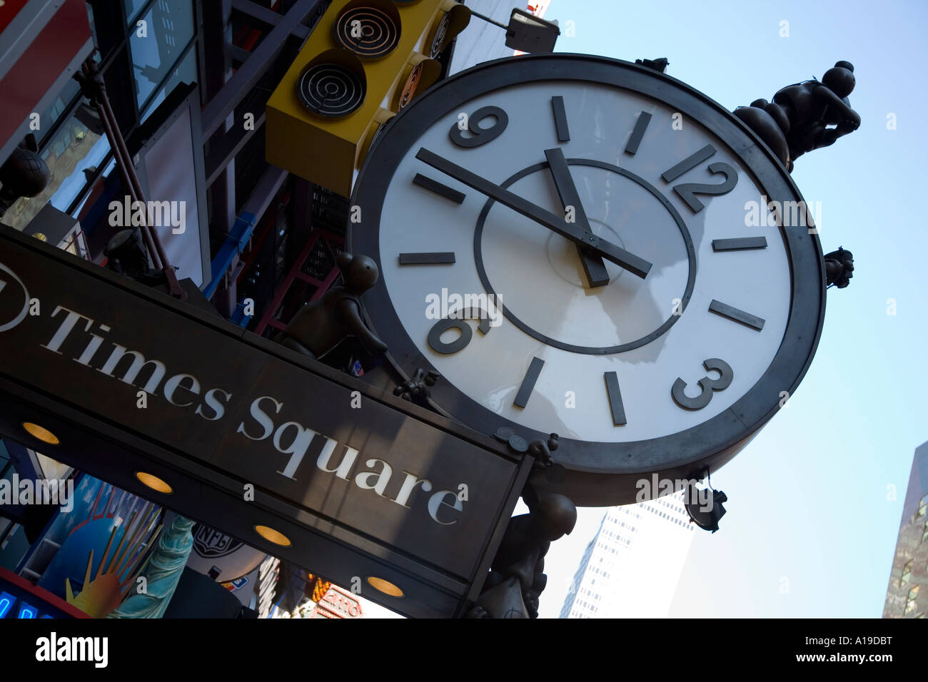 The Clock on Times Square, New York, USA Stock Photo - Alamy