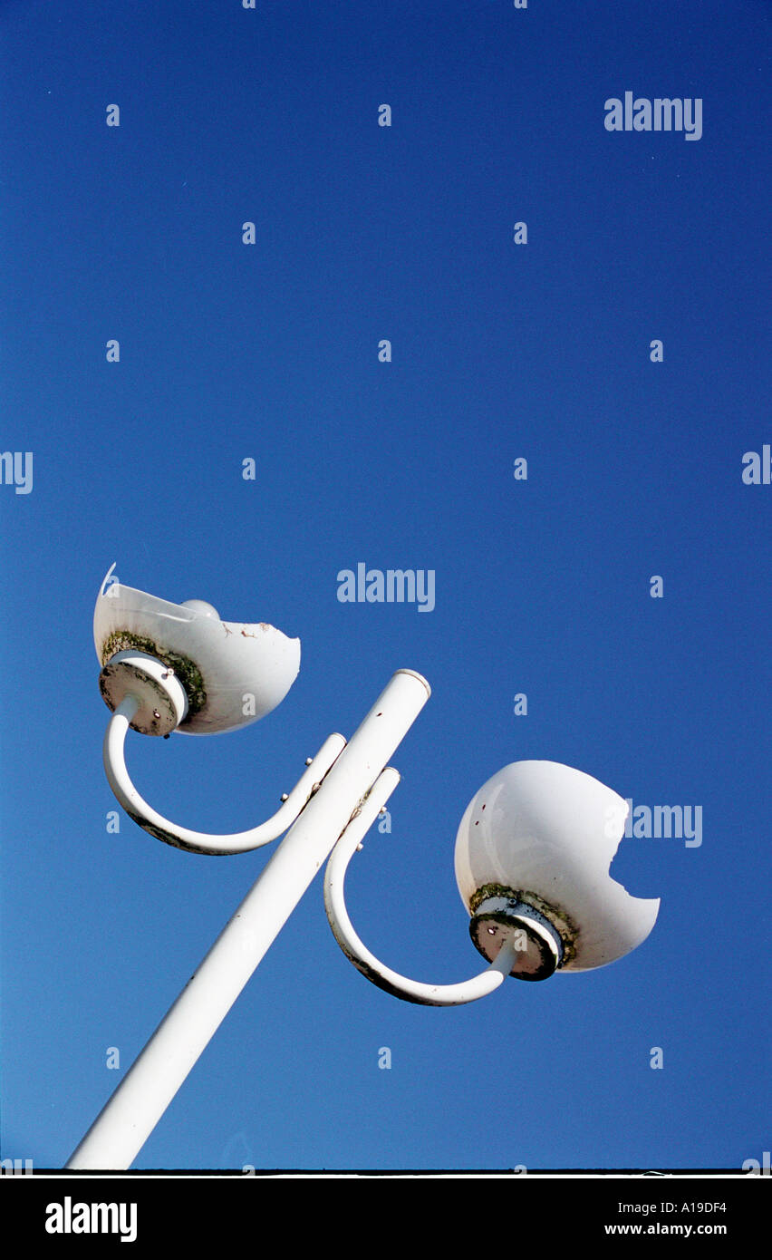 Broken lamppost hi-res stock photography and images - Alamy