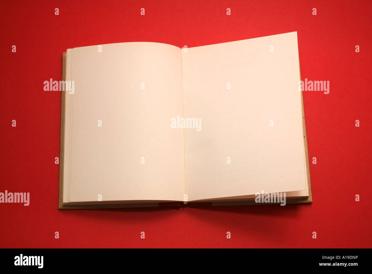 An open notebook Stock Photo - Alamy