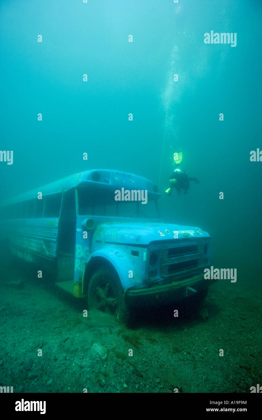 Sunken school bus nikki in hi-res stock photography and images - Alamy