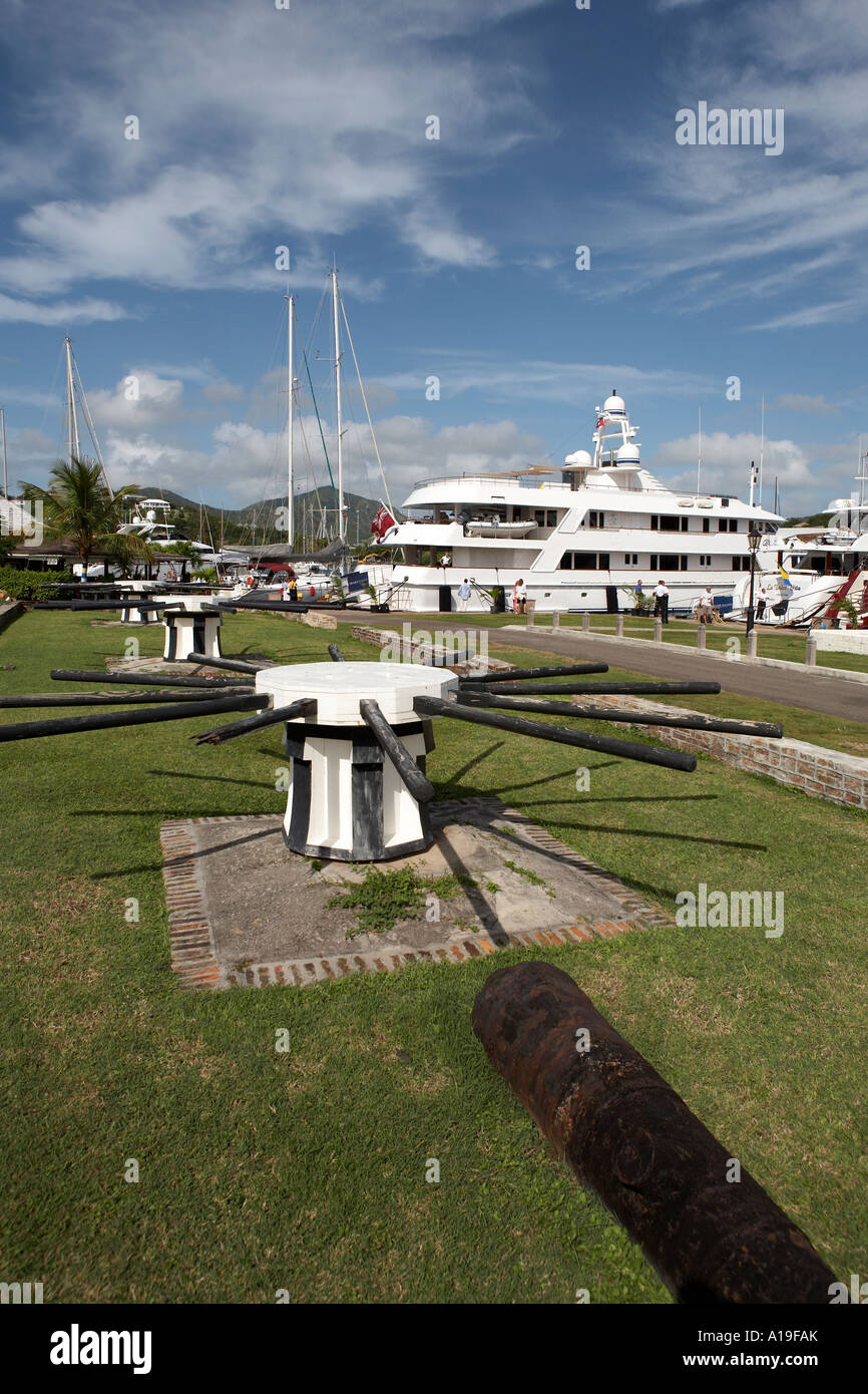 view over the water at nelson's dockyard nelsons dockyard Antigua ...