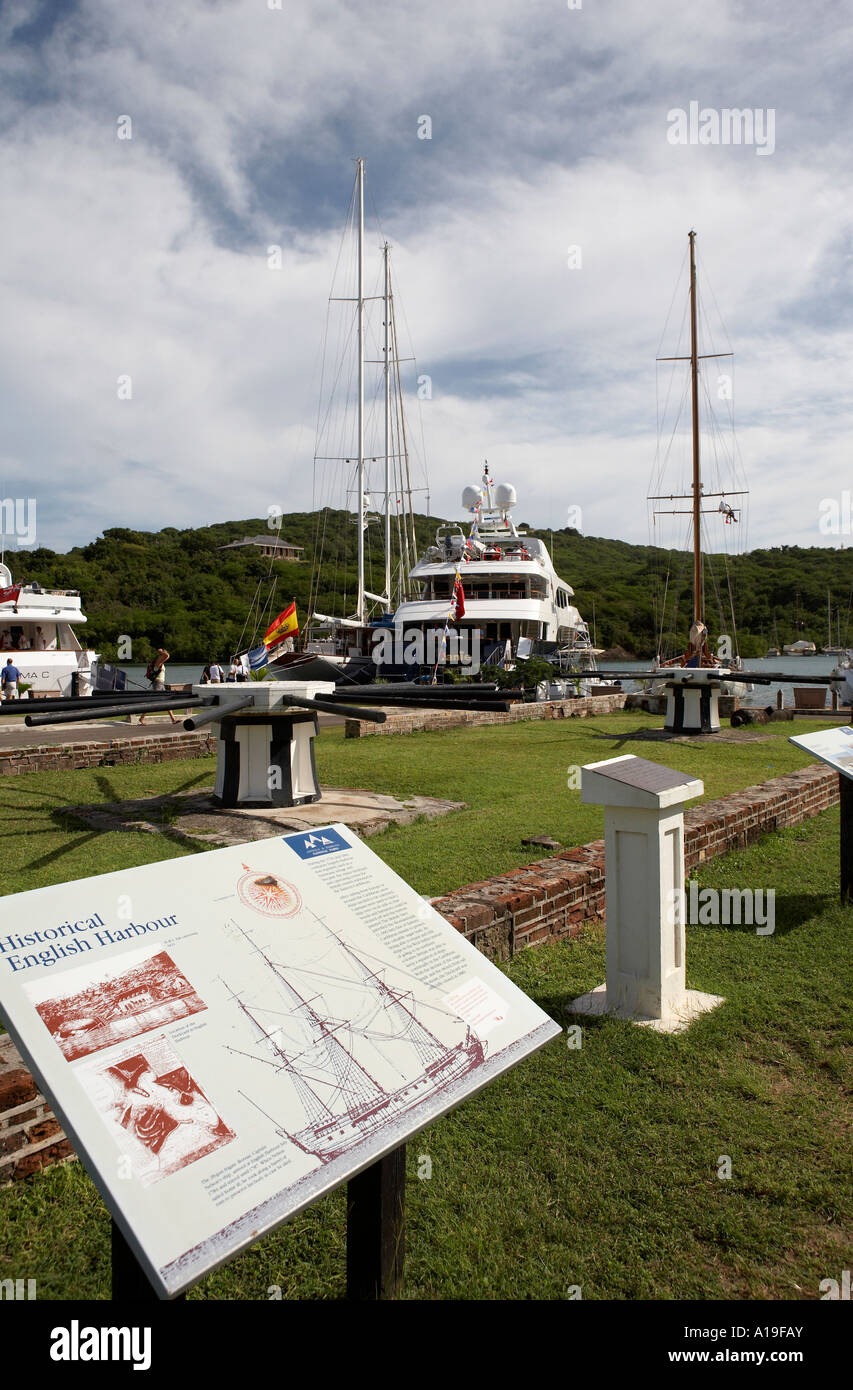 view over the water at nelson's dockyard nelsons dockyard Antigua ...