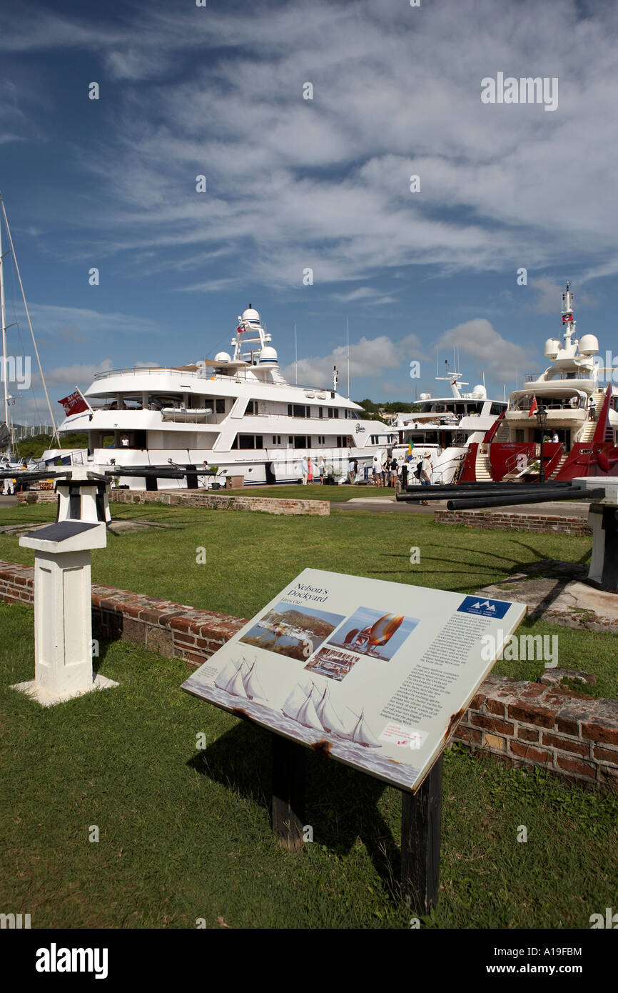 view over the water at nelson's dockyard nelsons dockyard Antigua ...