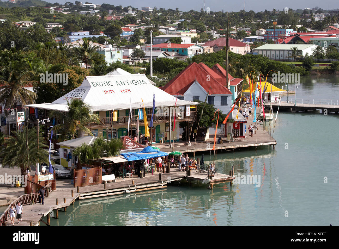Heritage quay antigua hi-res stock photography and images - Alamy