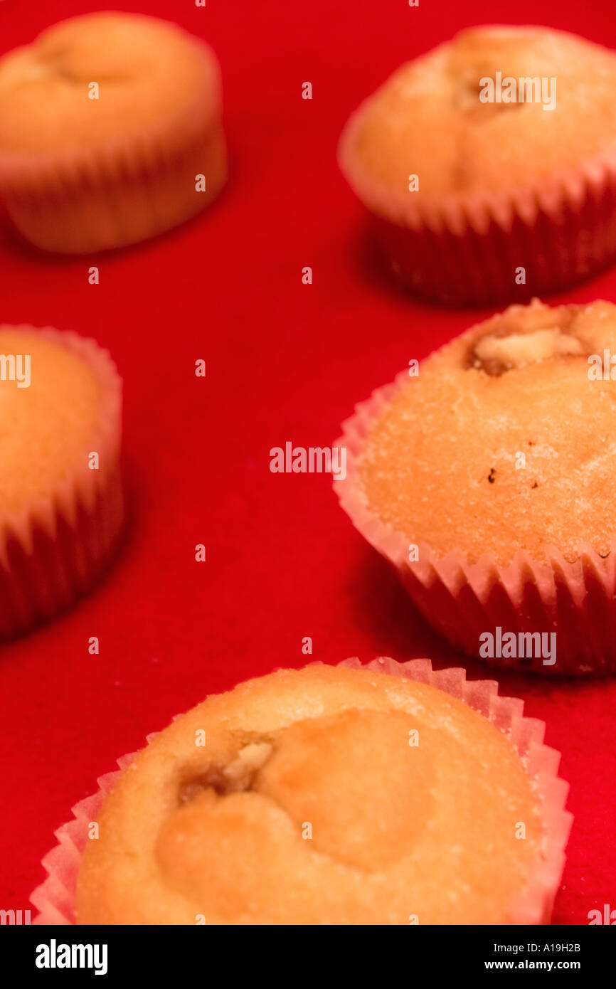 cakes on table in a line Stock Photo - Alamy